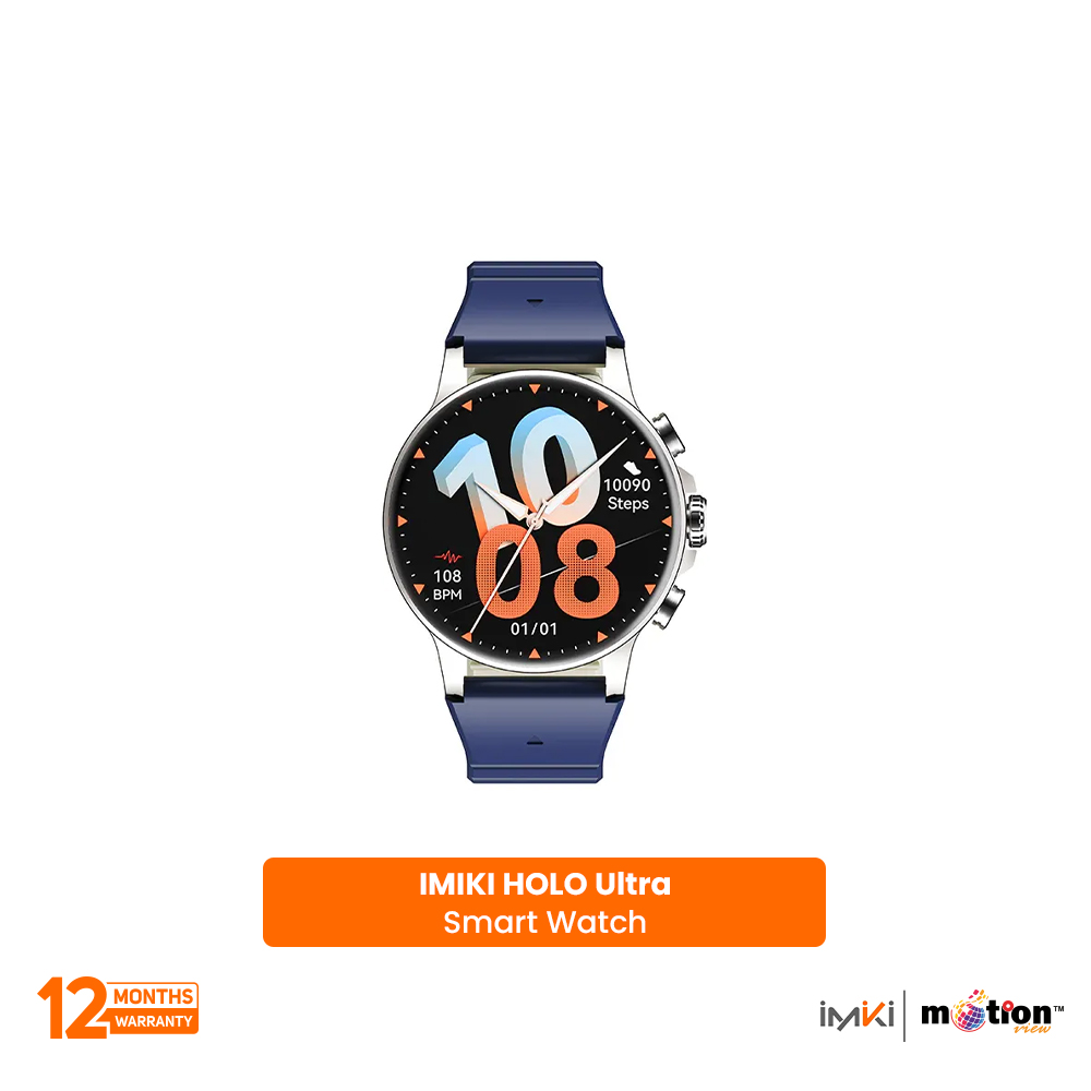 IMIKI HOLO Ultra 1.6" AMOLED With 100+ Sports Modes Smart Watch with ...