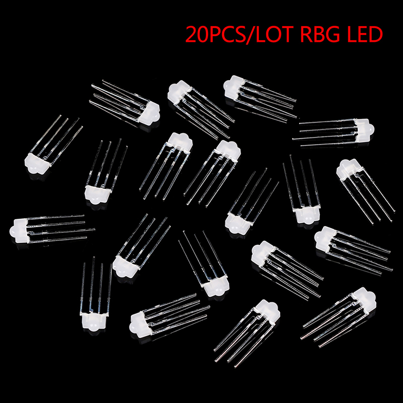 20pcs Mechanical Keyboard Light 3mm Full-Color Rgb Common-Yang Led Lamp ...