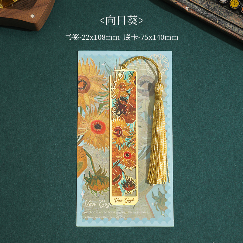 Exquisite Metal bookmark Elegant Hollow Flower-shaped Sunflower lotus ...