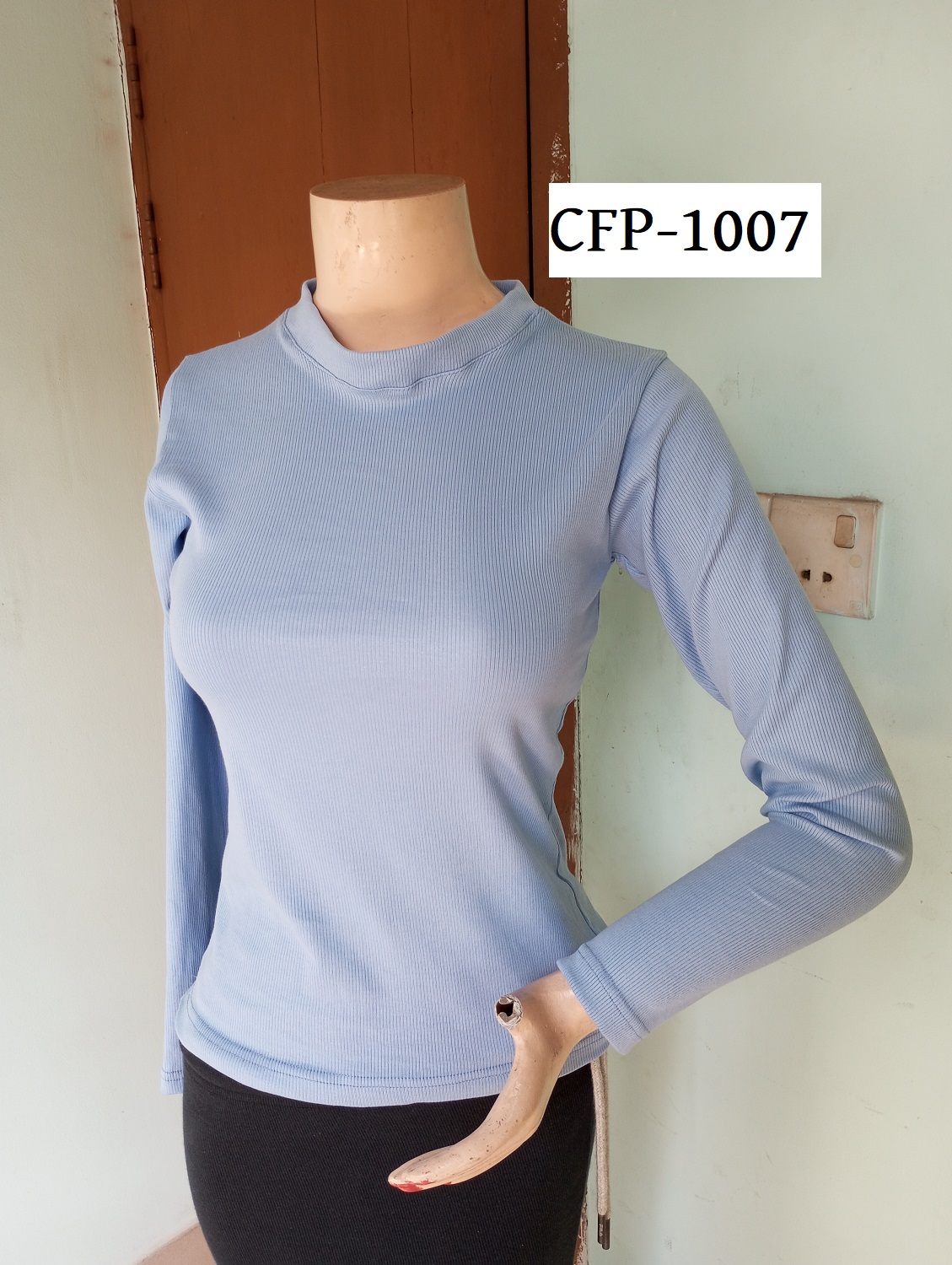 New Style Cotton Full Body Full Sleeve Crop Tops Blouse for Women