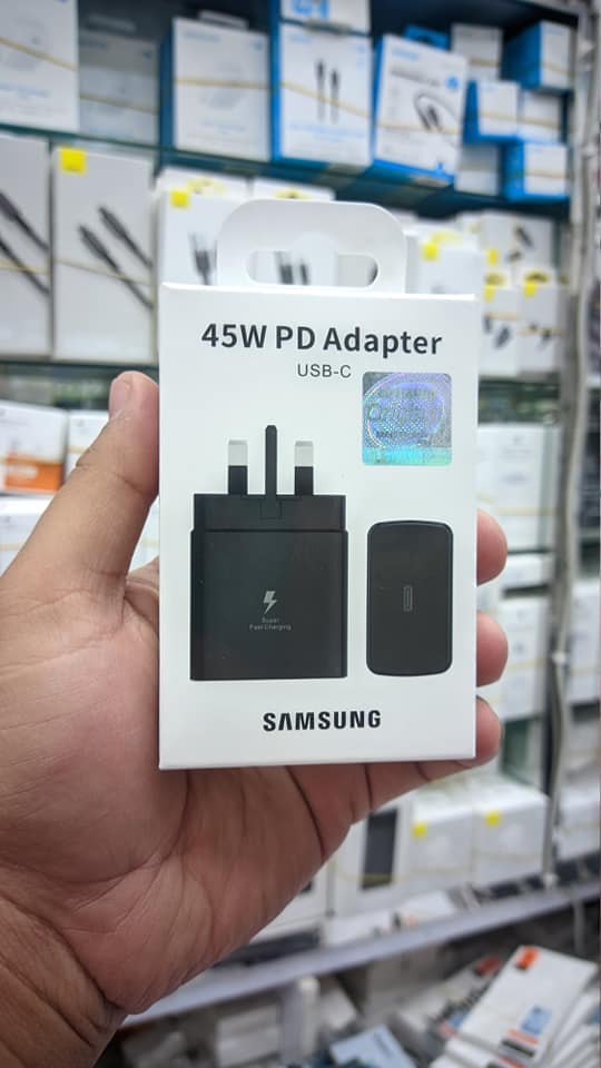 Samsung 45W Watt USB-C Super Fast Charging Wall Charger Adapter Made in Vietnam ,Black | Daraz ...