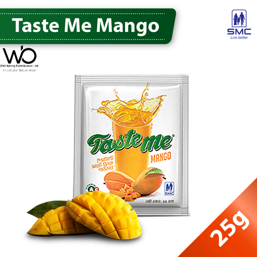 SMC Taste Me Mango Flavored Instant Drink Powder - 25gm Pack X 20Pcs ...