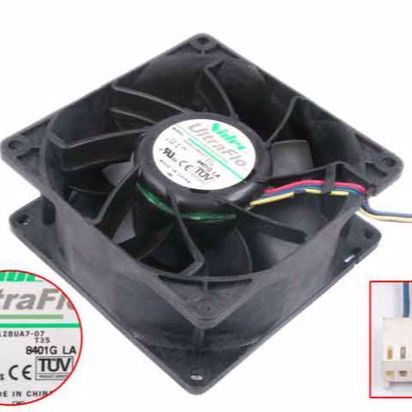 Nidec Ultraflow 12v dc 3.24A cooling fan for pc | Daraz.com.bd