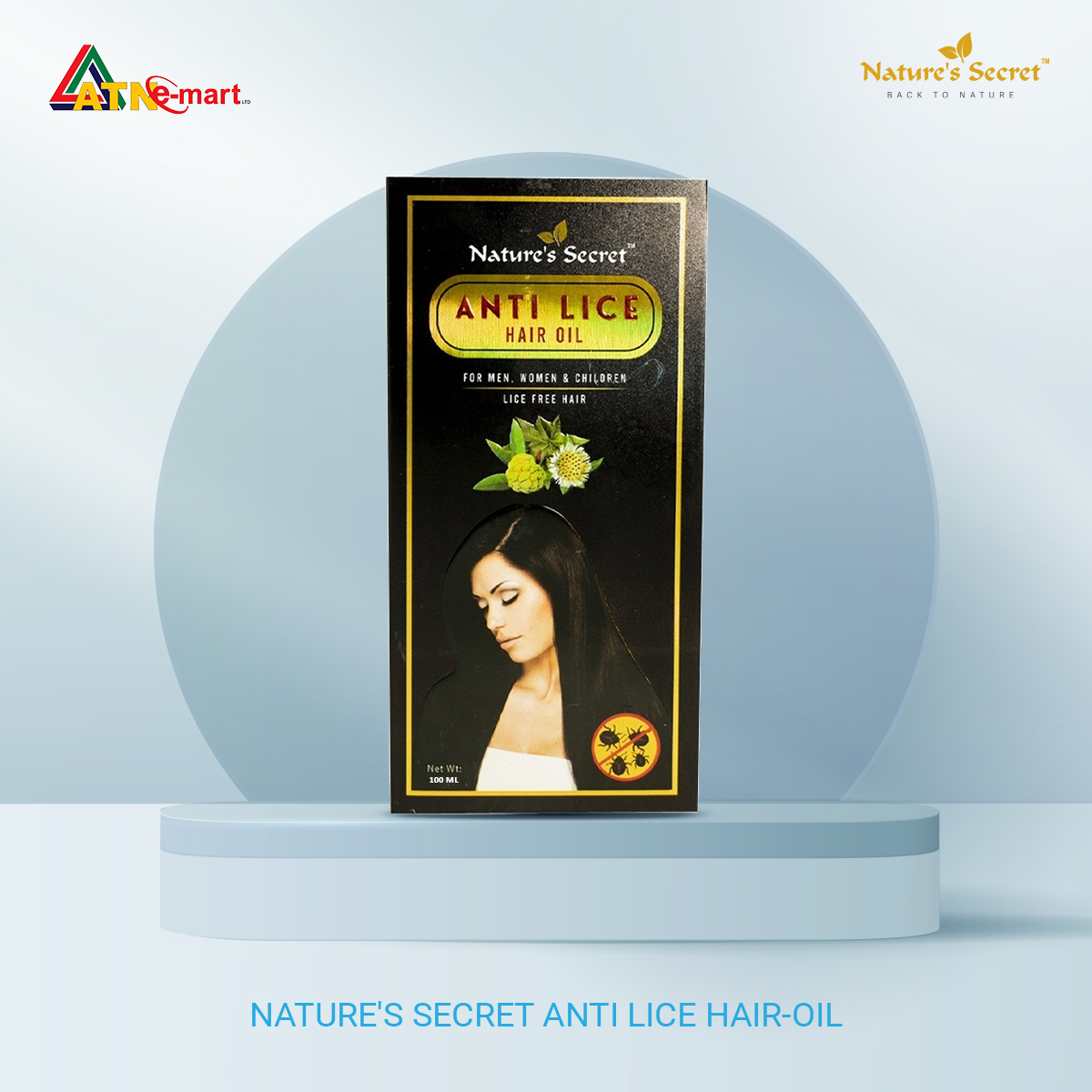 NATURE SECRET ANTI LICE HAIR-OIL 100ml | Daraz.com.bd