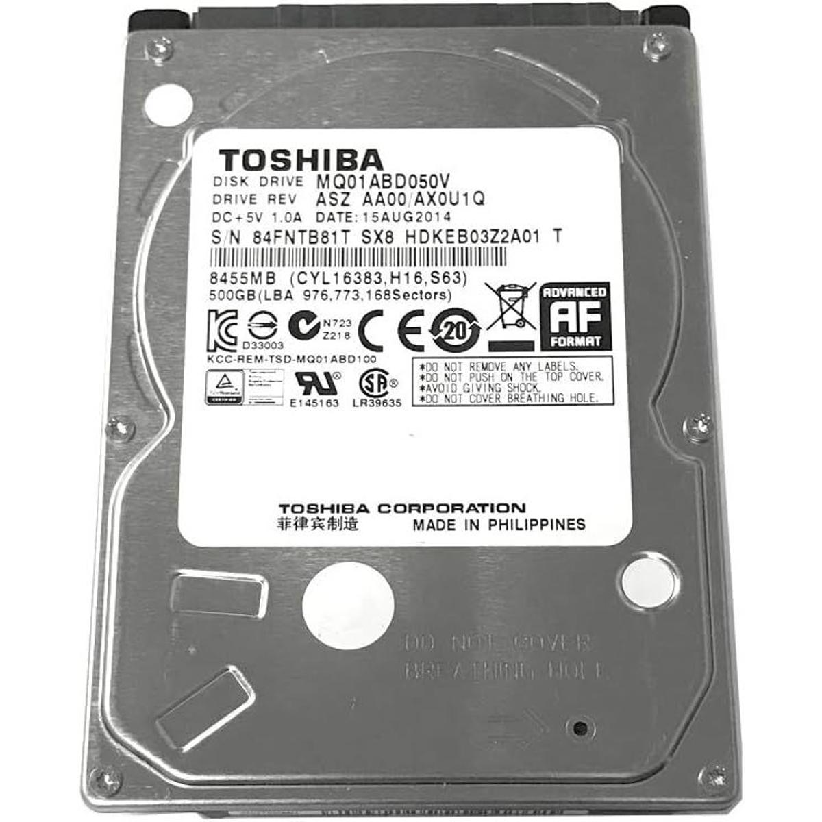 Laptop Hard Disk 500 GB Toshiba | Daraz.com.bd