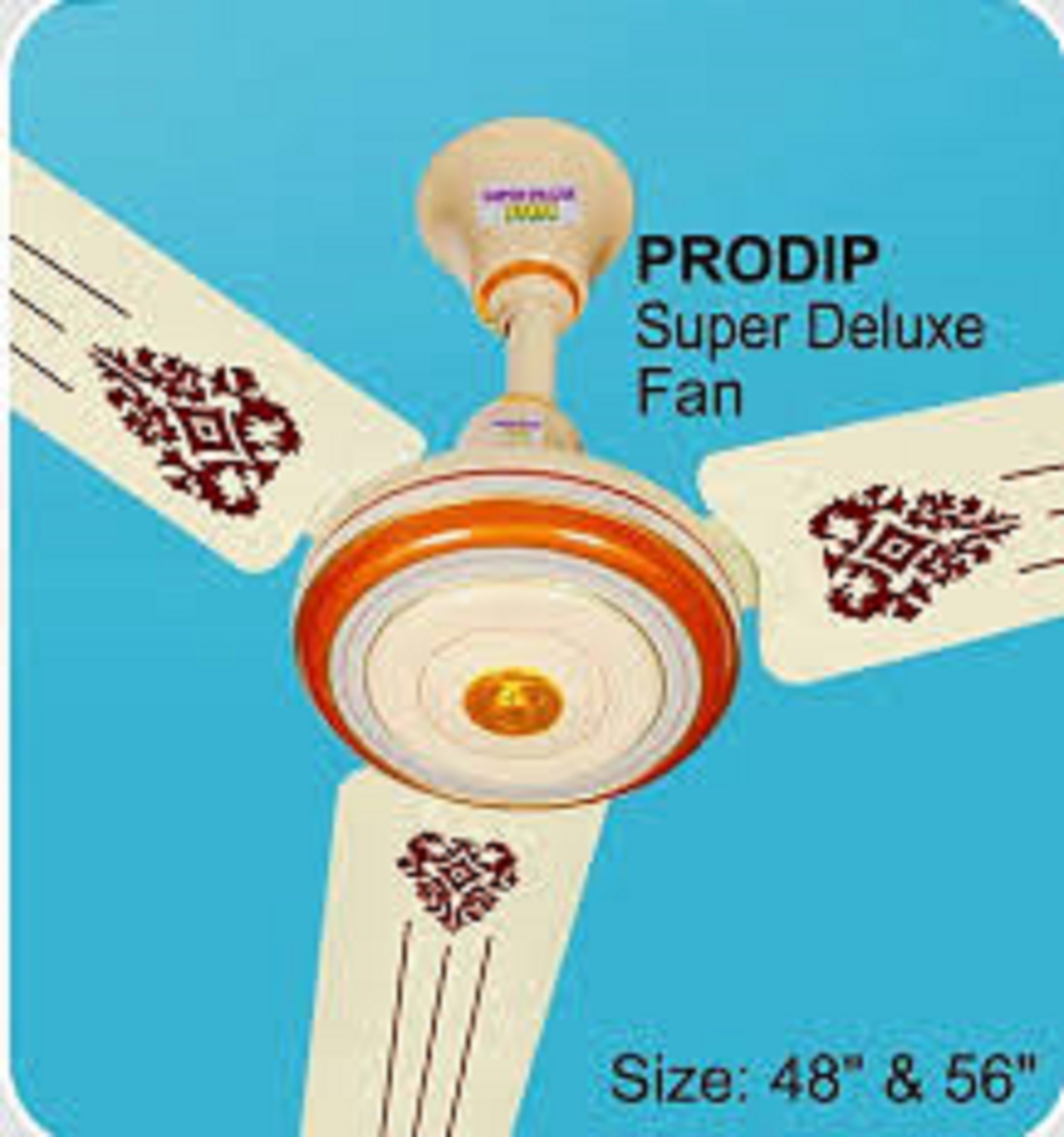 Ceiling Fan Prodip Supper Deluxe 56" ( Only 3 years replacement ...