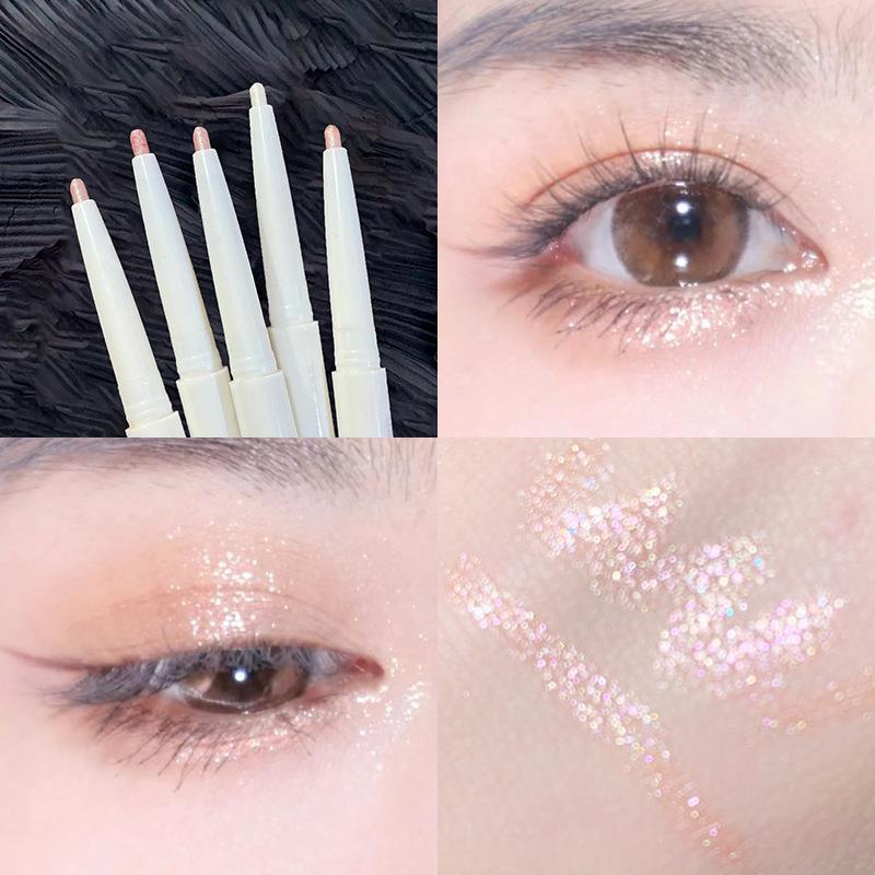 Eyes Pencil Shiny Glitter Pearlescent Highlight Pen Brighten Lying ...