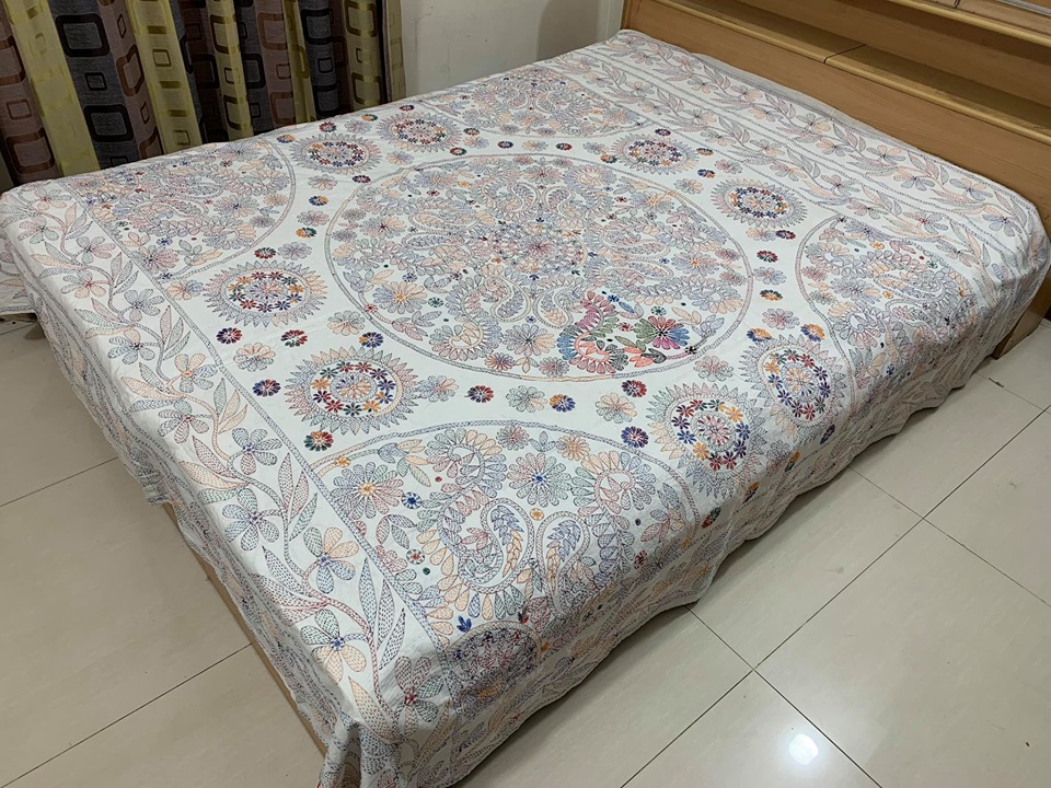 Hand Made Cotton Nakshi Katha - Multi Color | Daraz.com.bd