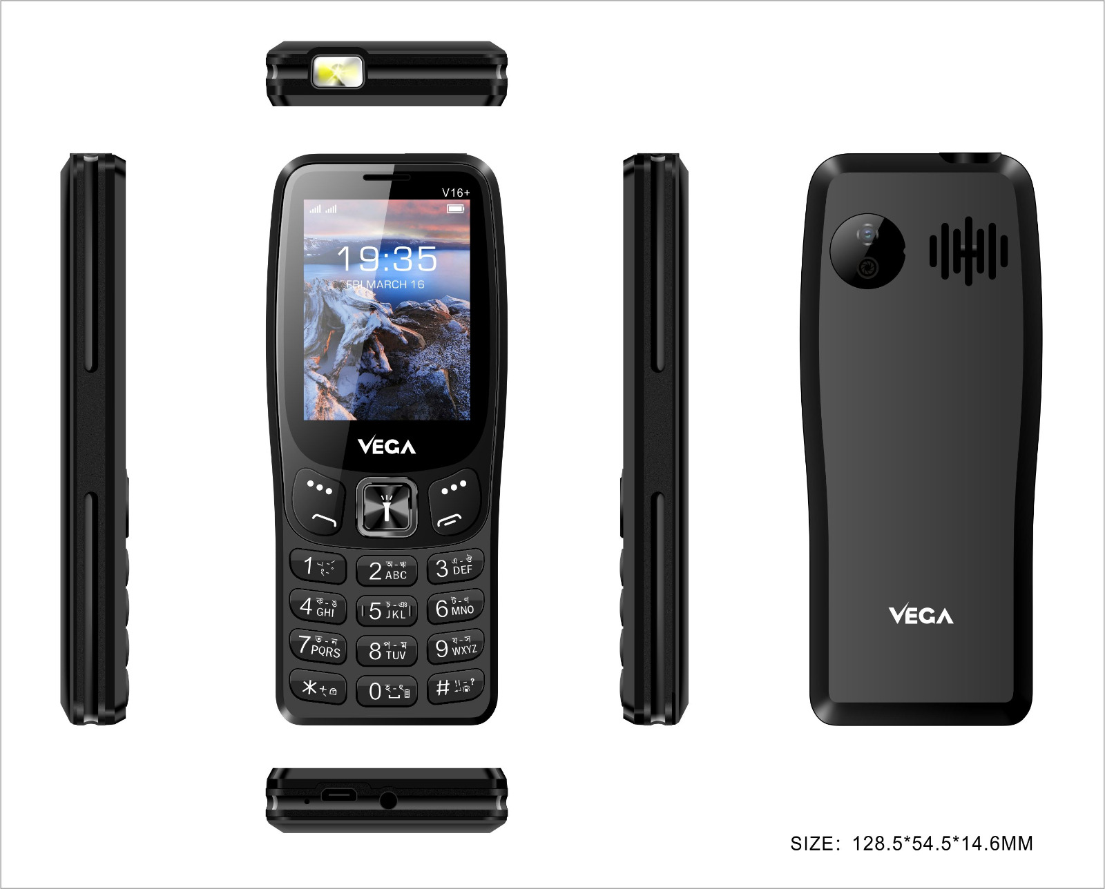 Vega V16 Strong 2500 mah battery Big sound .. MediaTek chipset 1 year ...