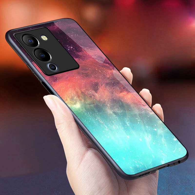 Vantime for Infinix Note 12 G96 Case Starry Sky Phone Back Hard Glass Cover | Daraz.com.bd