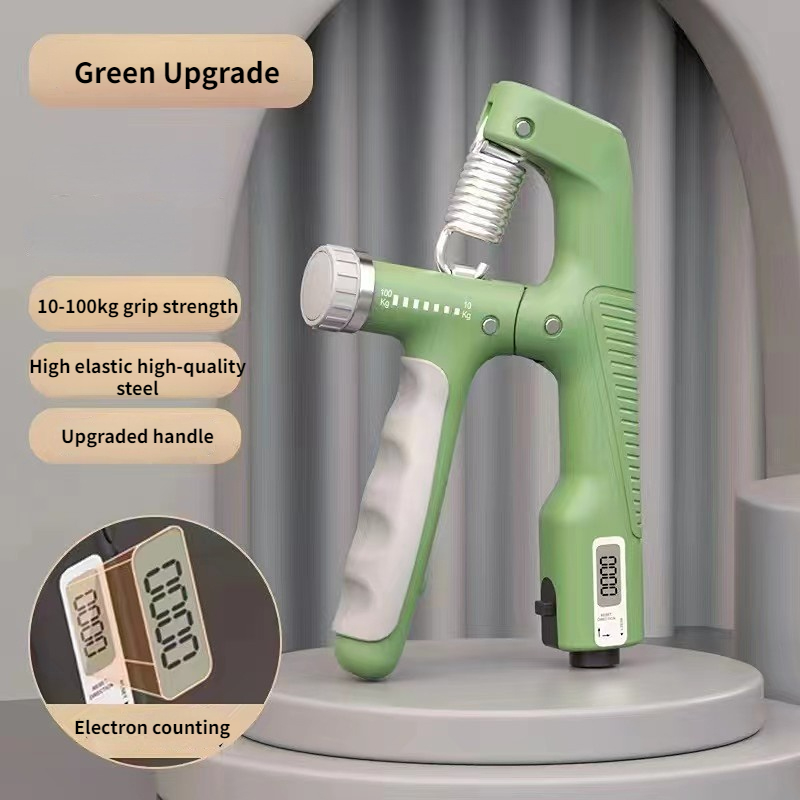 10-100Kg Adjustable Hand Grip Strengthener Trainer Forearm Exercise ...
