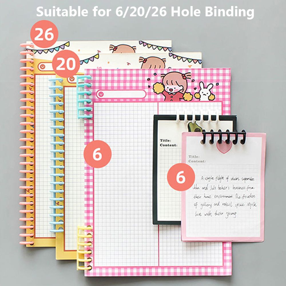 Spiral Binding Clips Notebook Supplies Album Binder A4 Notebook Binding ...