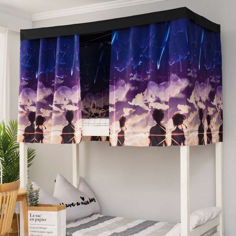 Integrated curtain, student bedroom, upper lower bunks, dormitory ...