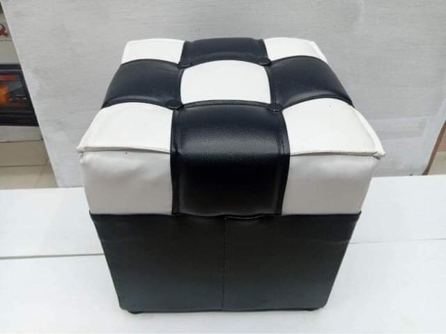 square Sofa Leather Single Stool/Mora multicolor Sofa Set | Daraz.com.bd