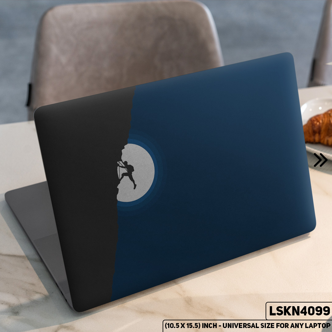 Motivational Mountain Climbing Laptop Skin Stickers Vinyl Waterproof ...
