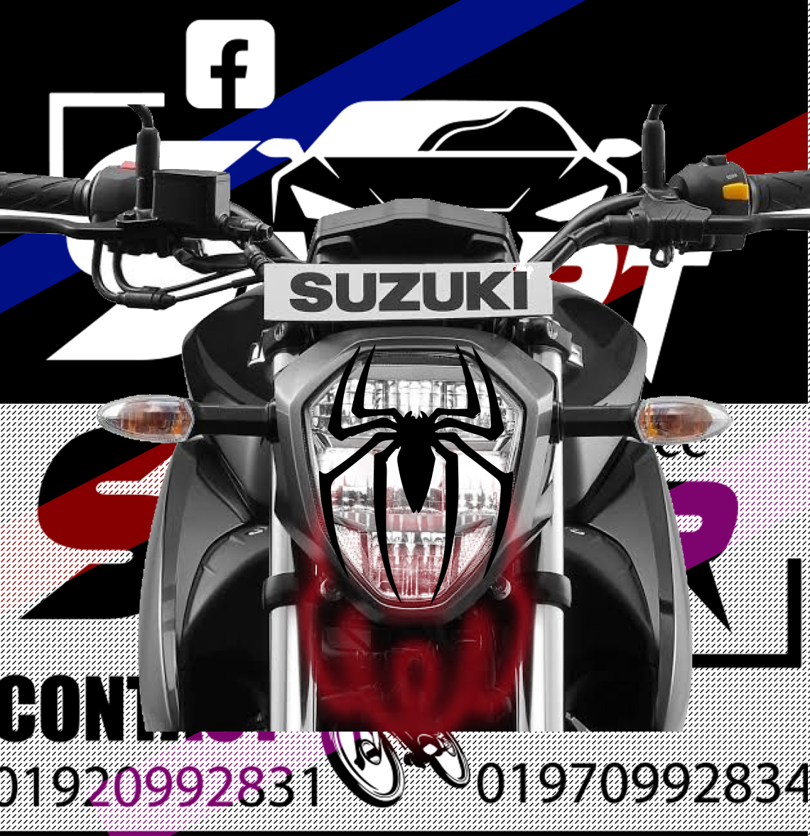 gixxer fi head sticker available premium quality || eye sticker ...