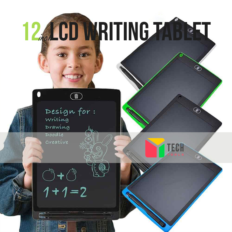12 Inch LCD Writing Tablet Drawing Board Kids Graffiti Sketchpad Toys ...