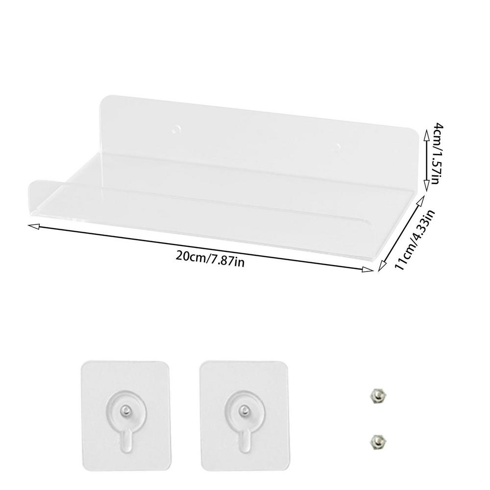 Wall Mounted Security Camera Shelf Transparent Floating Shelf For ...
