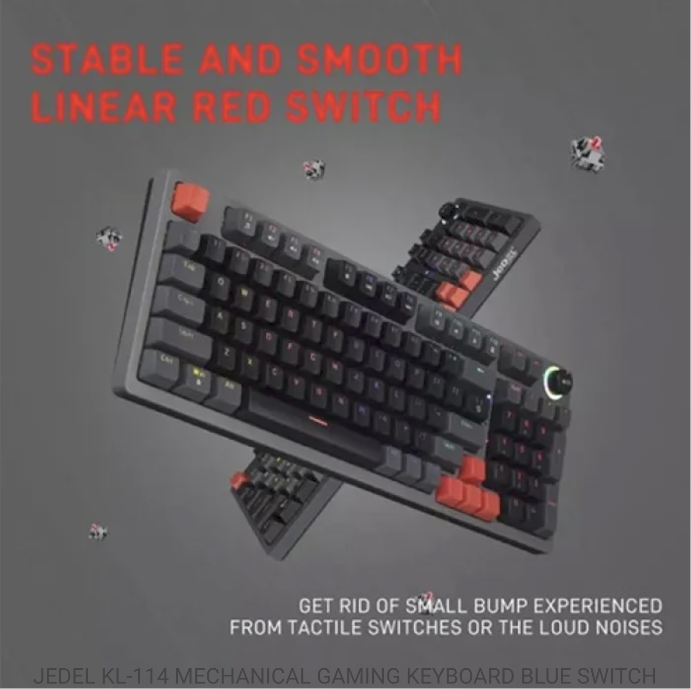 JEDEL KL-114 Mechanical Gaming Keyboard With Bangla | Daraz.com.bd