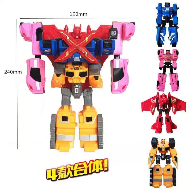 Fantasy mission force X Transformable Mecha Robot Transformer Toy Boy ...