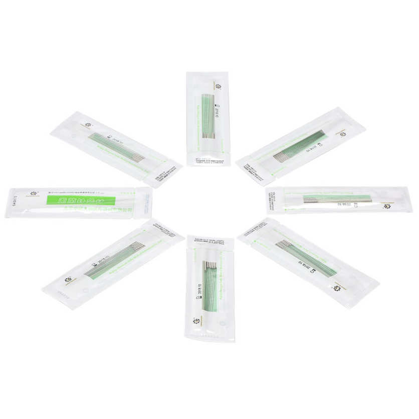 Acupuncture Needle With Tube 10 Sizes 500PCS Disposable Single Use ...
