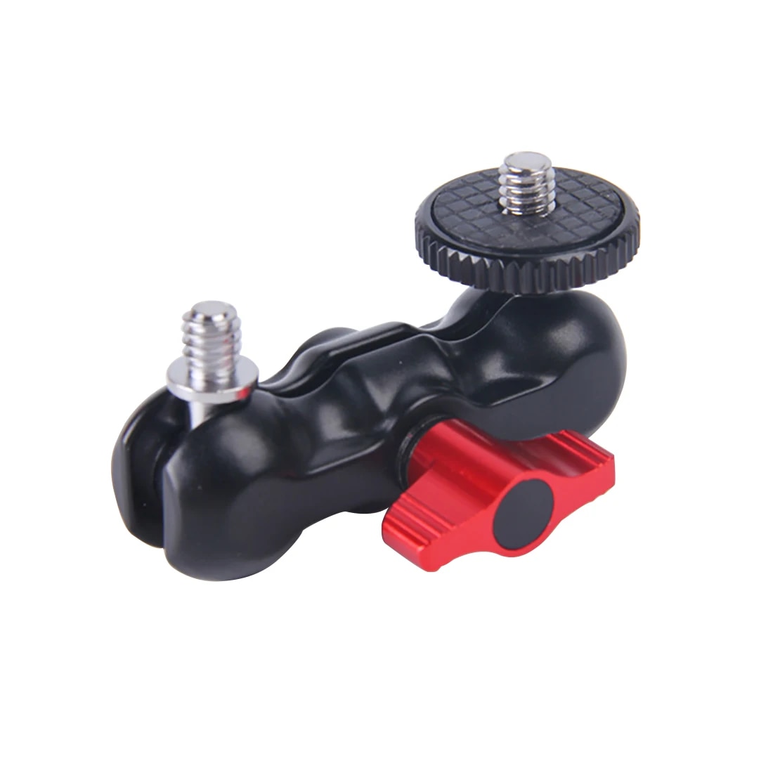 【Lejia】Metal Arm Dual 1/4" Head Mount Handlebar Super Clamp for Hotshoe ...
