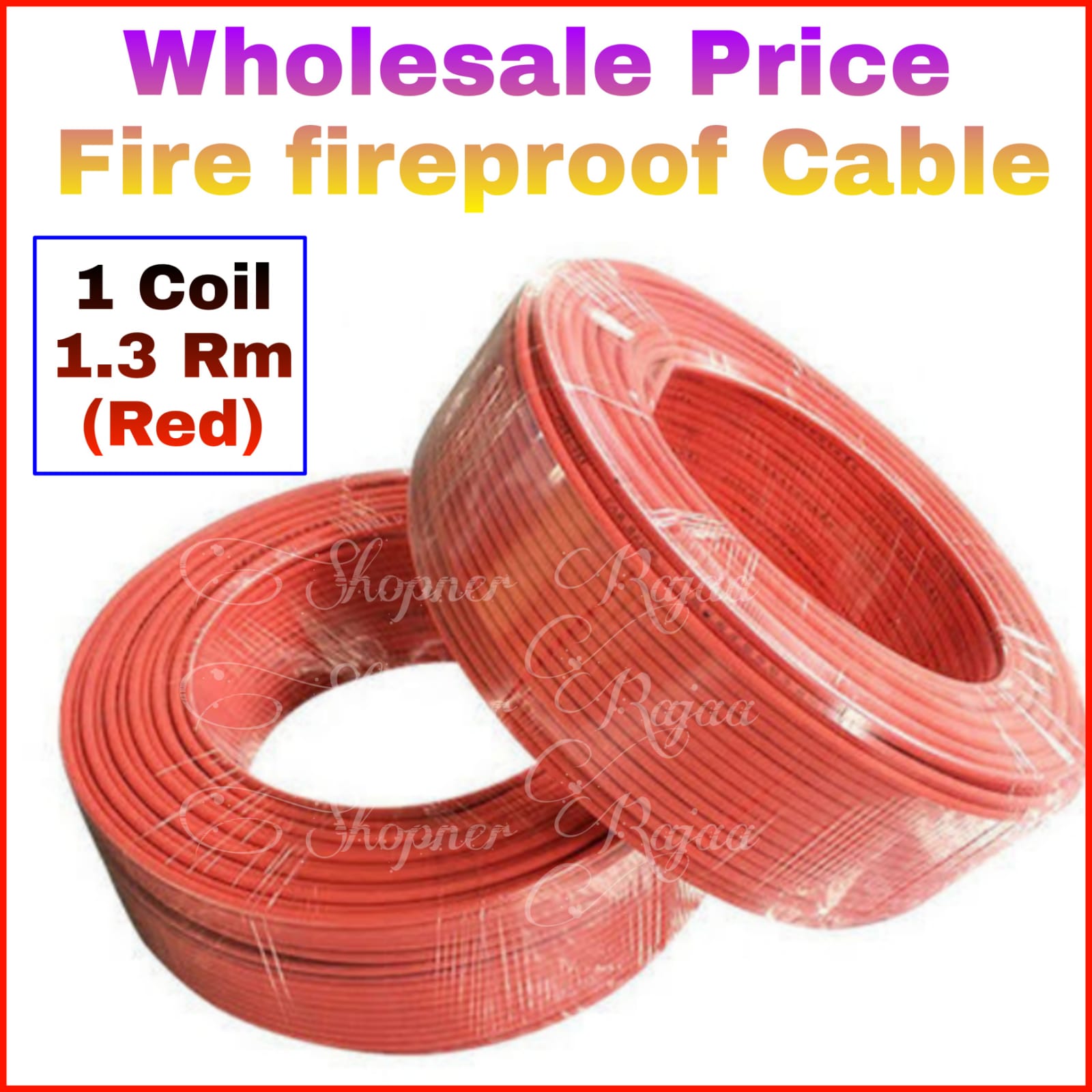 1.3 RM Fireproof cable . 1 coil 1.3 rm fireproof cable | Daraz.com.bd
