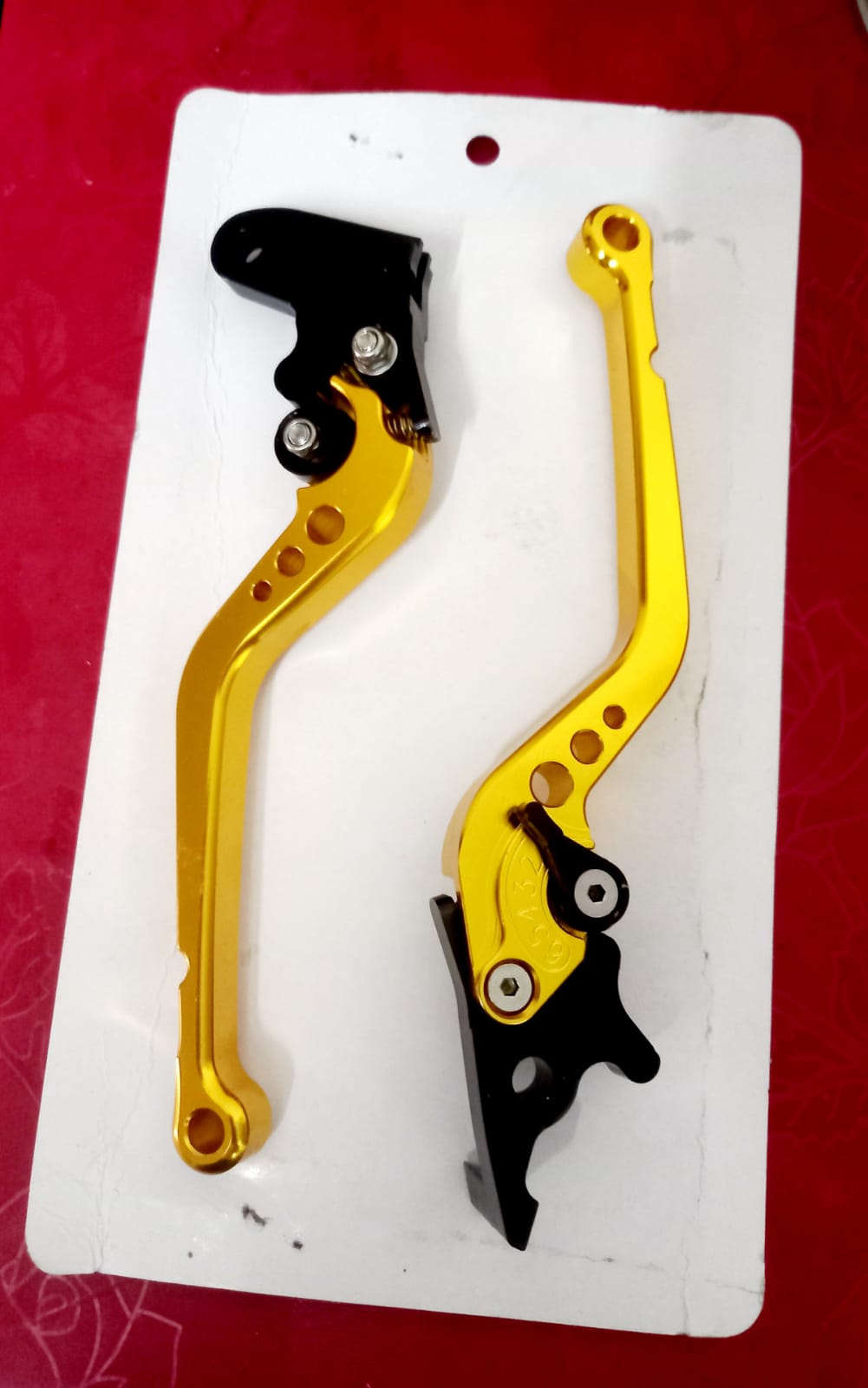 CNC Aluminum Brake and clutch lever set for motorcycle RTR 4V. Golden ...
