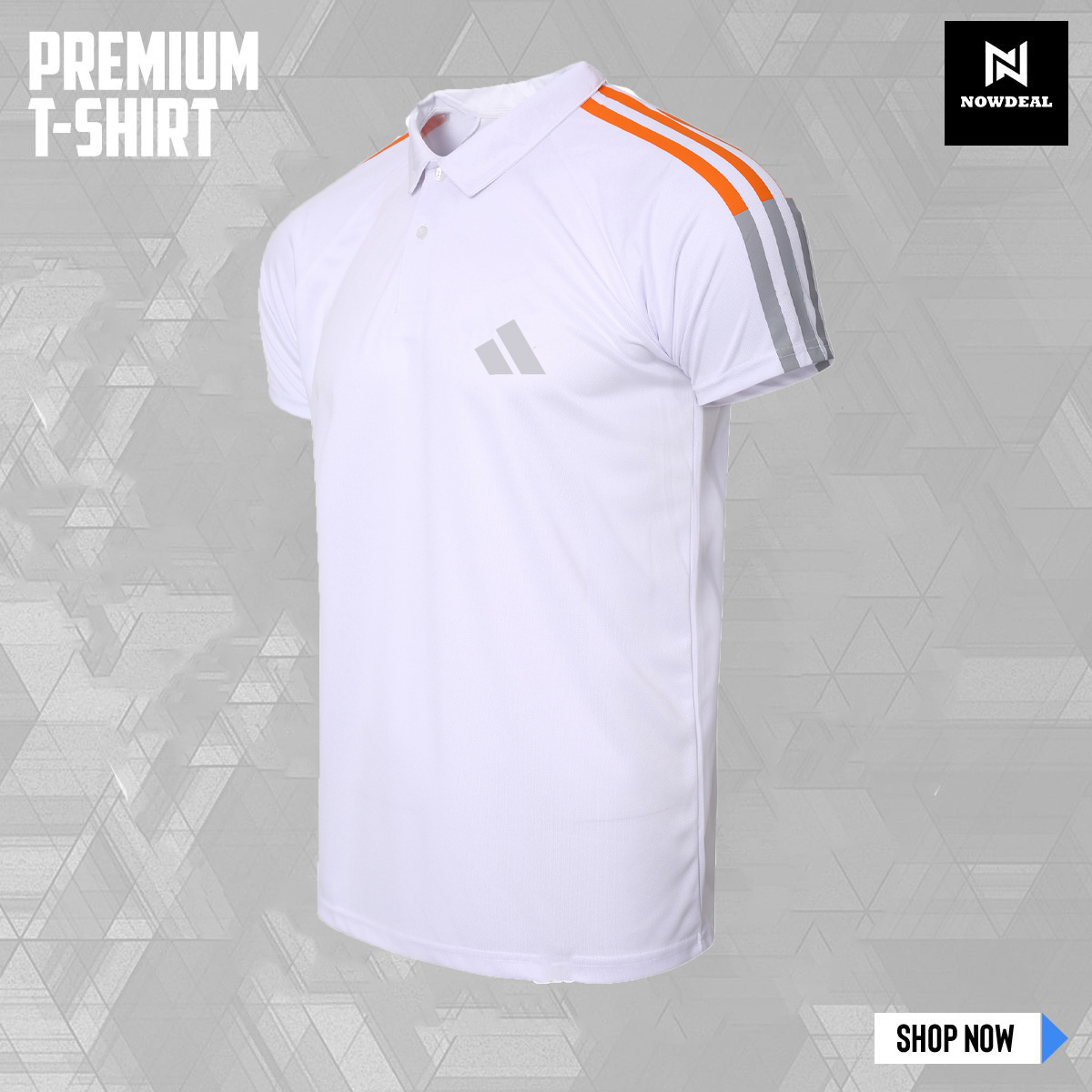 White Polo Mesh Premium Shirt for Men - Stay Cool and Stylish with this ...