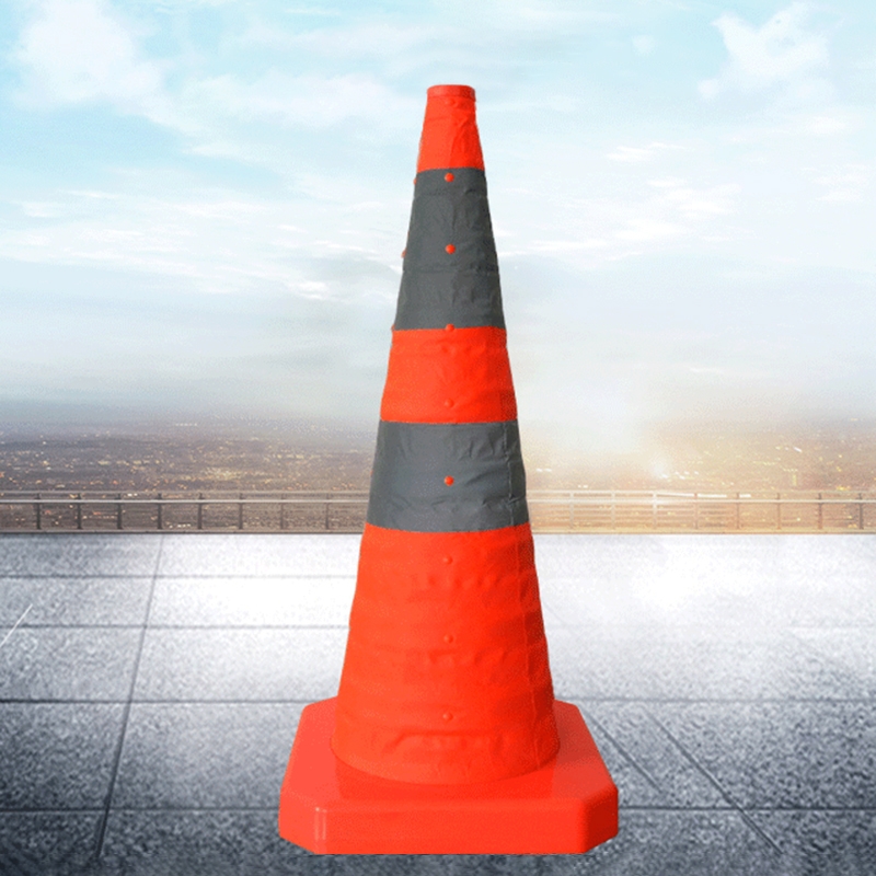 (New)Lift Road Safety Road Cones with Warning Light Height: 70cm ...