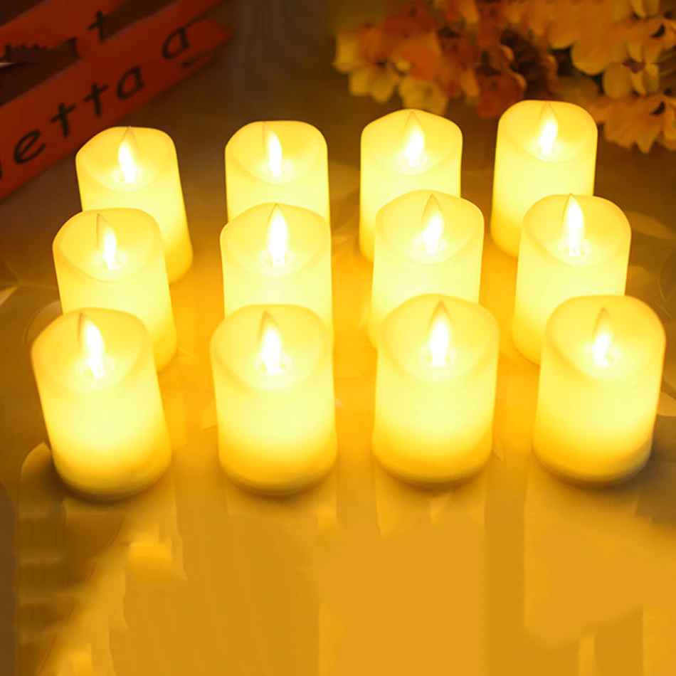LED Fliker Flameless Candle Lights- 6 pcs - Candle | Daraz.com.bd