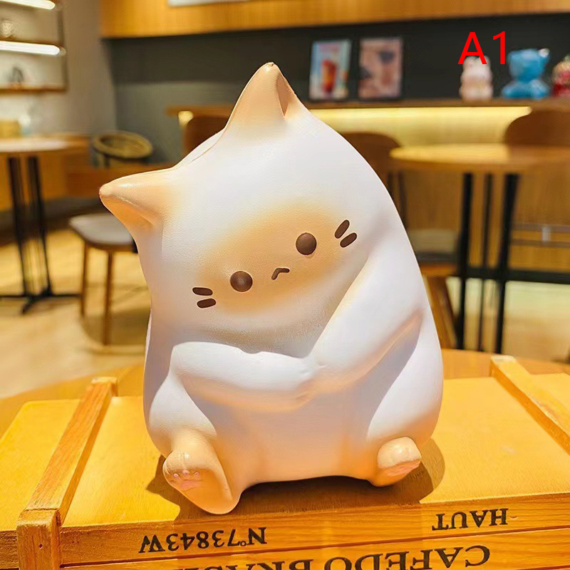 New Cat Stress Squishy Toy PU Slow Rising Squeeze Antistress Ball ...