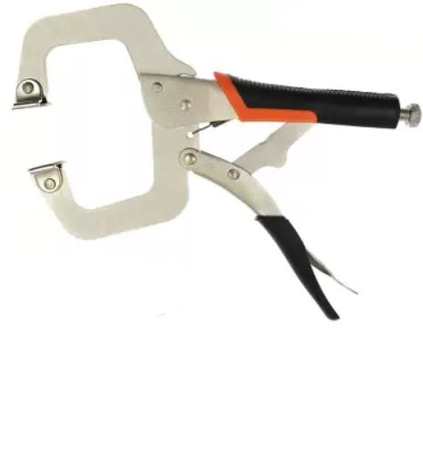 Locking C-Clamp 7 Inch Locking Pliers Tools with Swivel Tips, C-Type ...