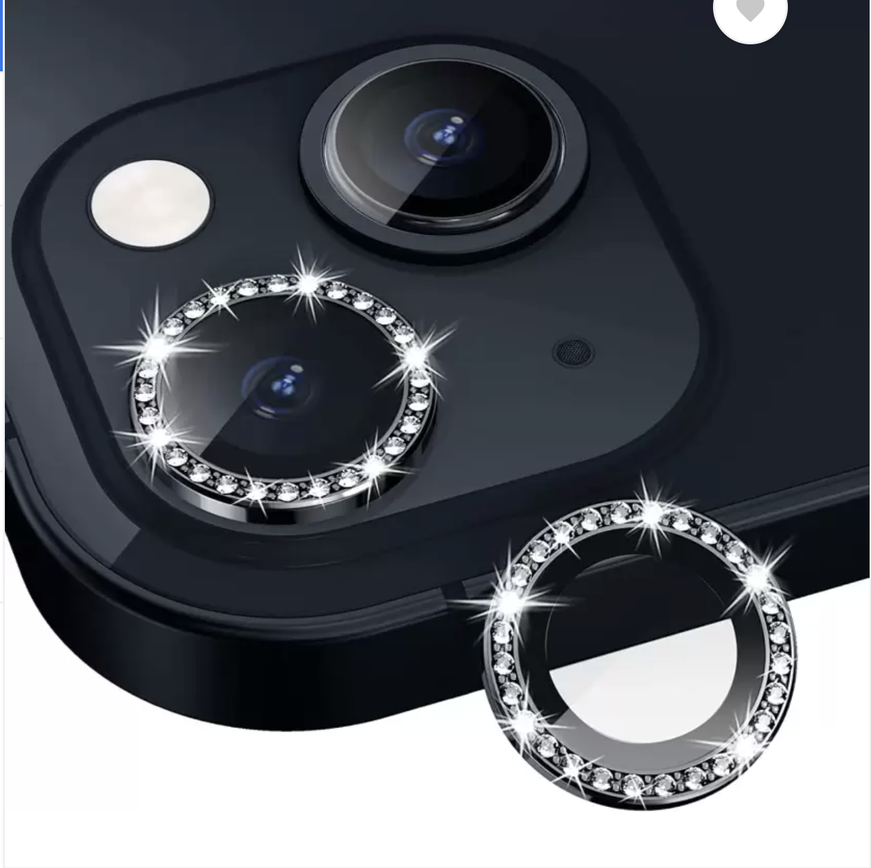 Bling Diamond Camera Lens Protector For iPhone 14 13 Pro Max Ring Lens ...