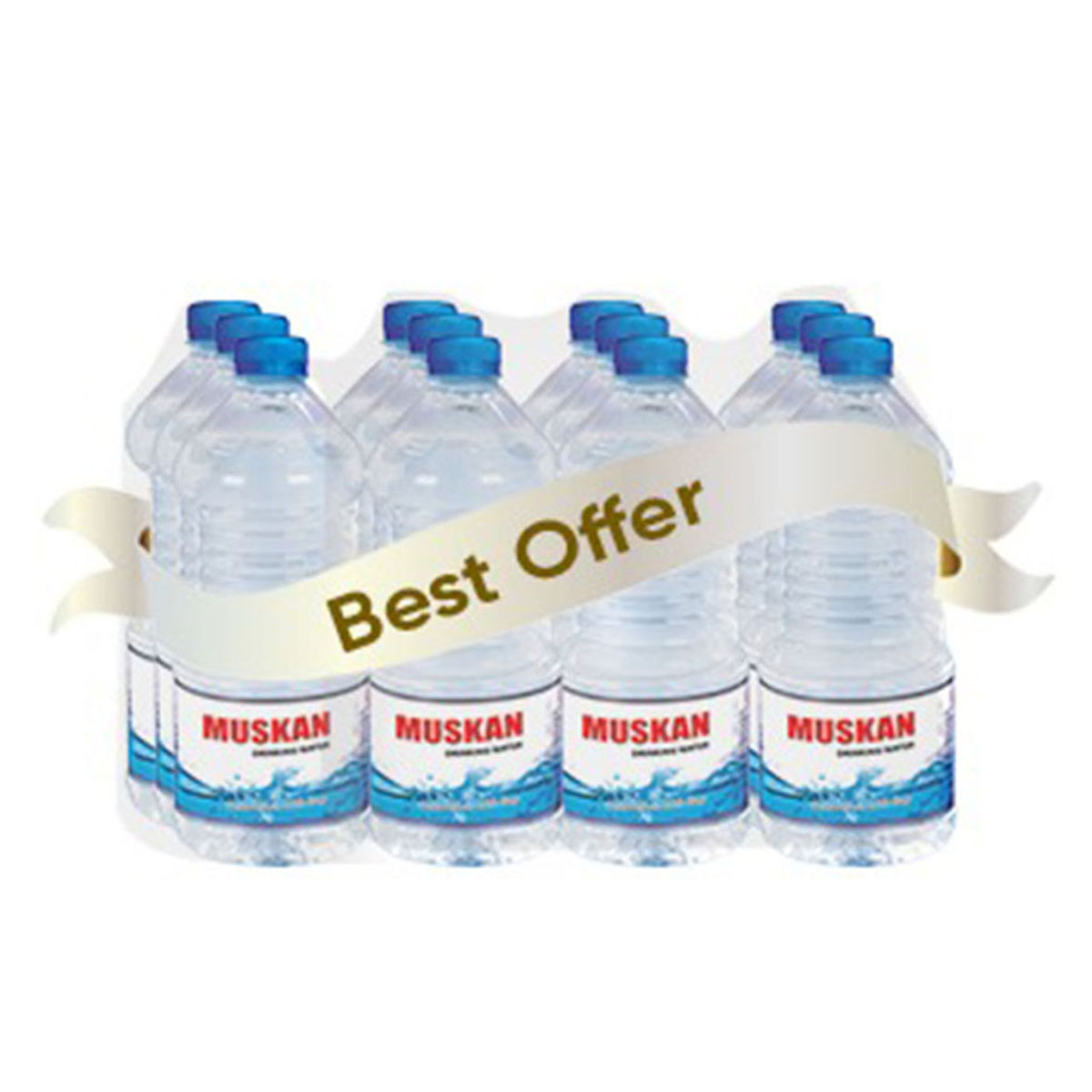 Muskan drinking water 500ml 1 case - 12 pcs | Daraz.com.bd