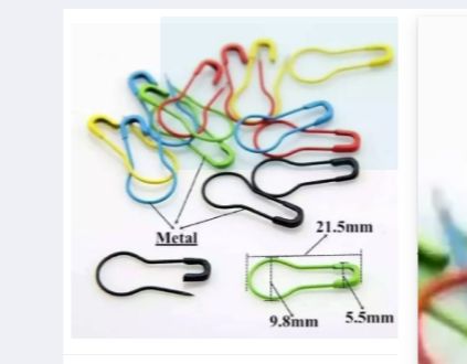 Coil Less Safety Pin For Women (100 Pcs)