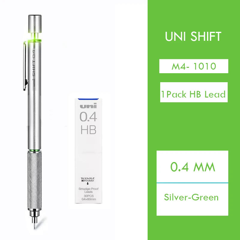 Japanese Stationery 1pcs UNI Metal Mechanical Pencil SHIFT 0.3/0.4/0.5 ...