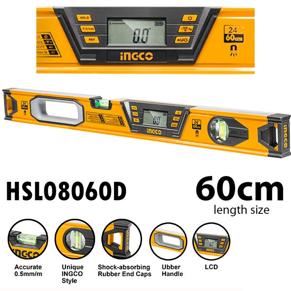 Ingco Digital level 60cm-HSL08060D | Daraz.com.bd