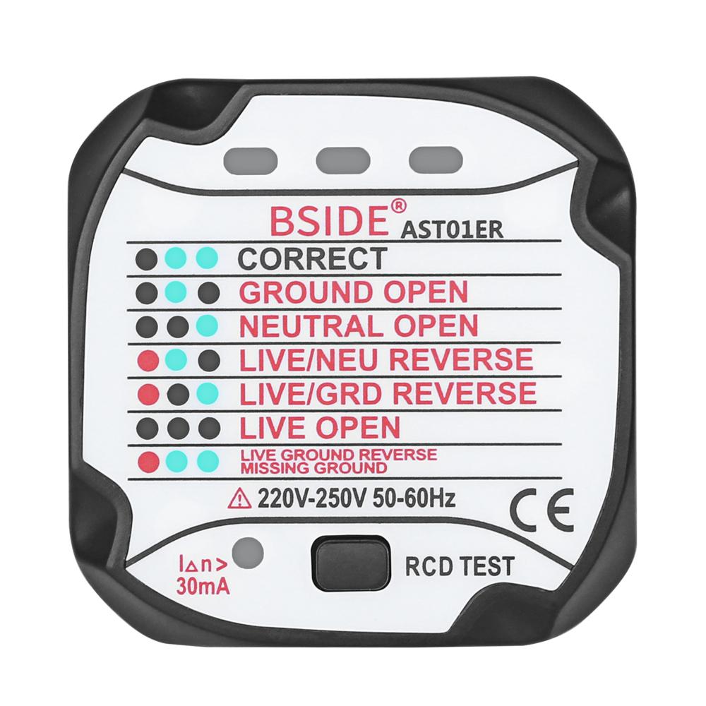 Socket Tester Circuit Polarity Voltage Automatic Detector Wall Plug ...
