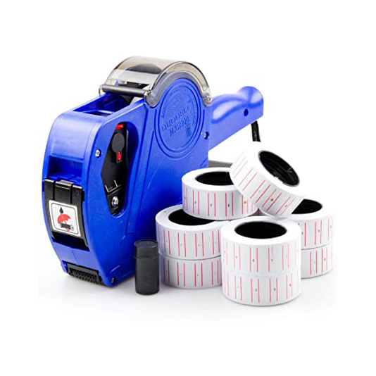 Combo of MX5500 Price Labeller Machine with 1 Ink & 10 rolls Price Tag ...