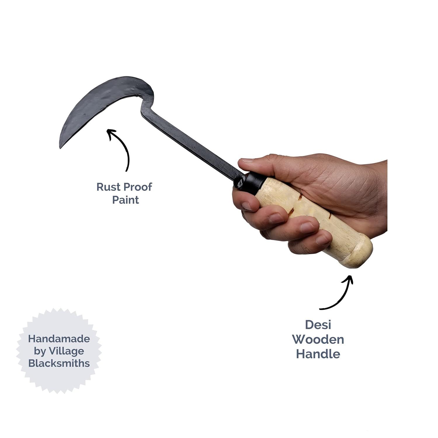 Handmade Nirani for Gardening - Soil Digger Hand Tool/Hand Weeden ...