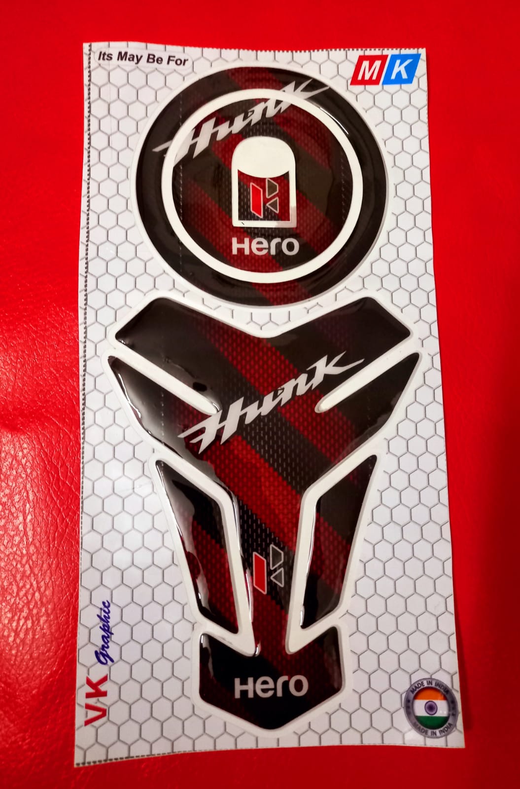 Hero hunk 150 bike tank protector sticker or Tank Pad | Daraz.com.bd