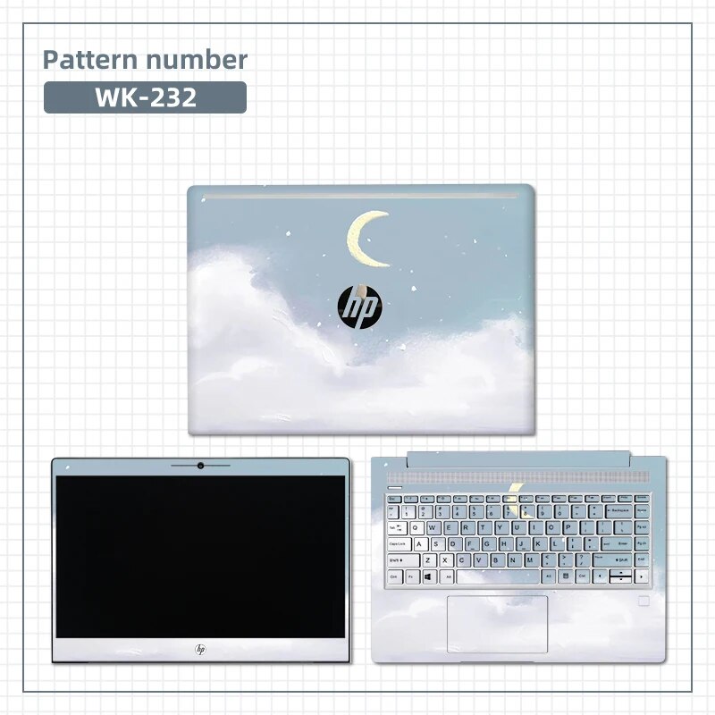 Laptop Skins Sticker Vinyl Keyboard Stickers Hp Envy13Creative Skin for ...