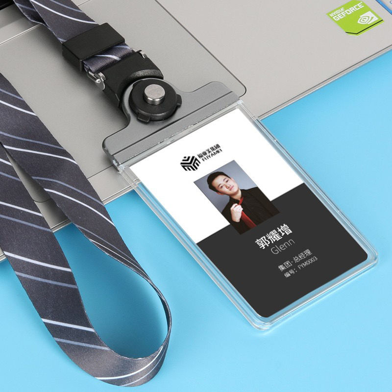 Business Credit Card Holder Multifunctional ID Card Work Badge Card ...