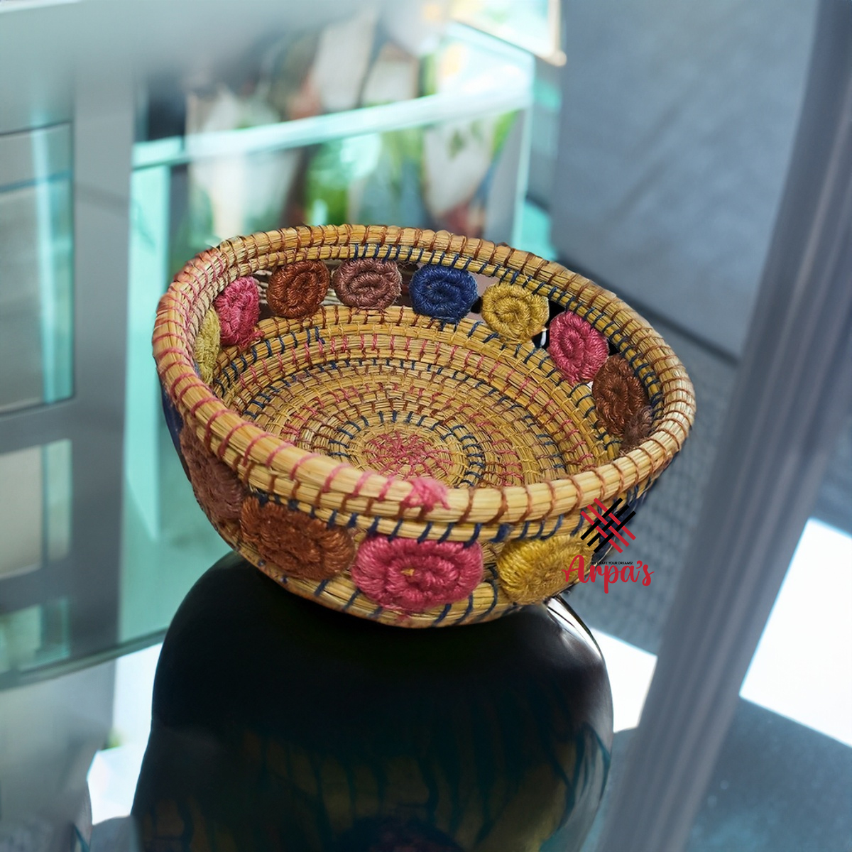 Handwoven Hogla (Seagrass) Basket | Hogla Basket for a Tidy and Trendy ...