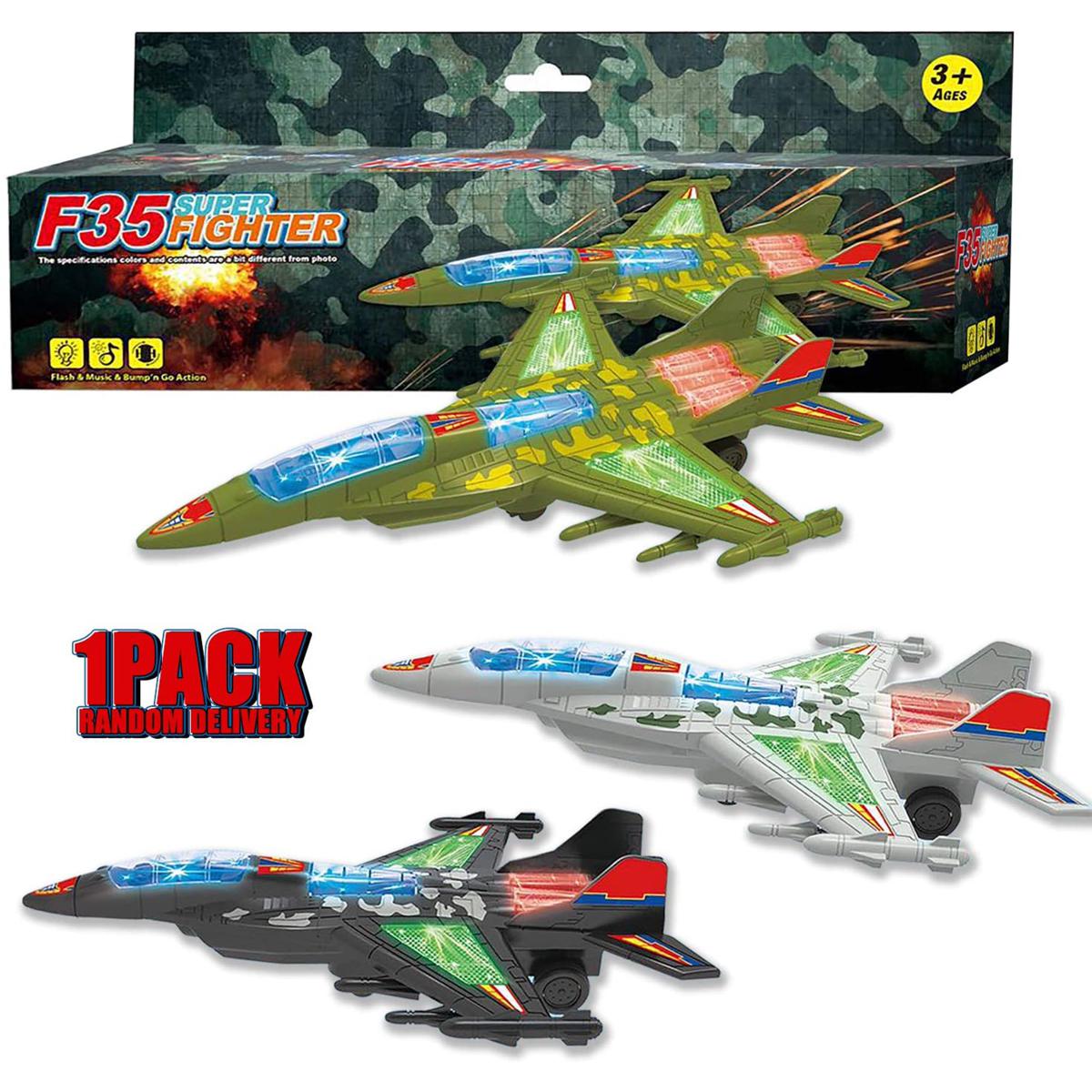 Battery Powered F35 Military Fighter Jet Airplane Toy for kids | Daraz ...