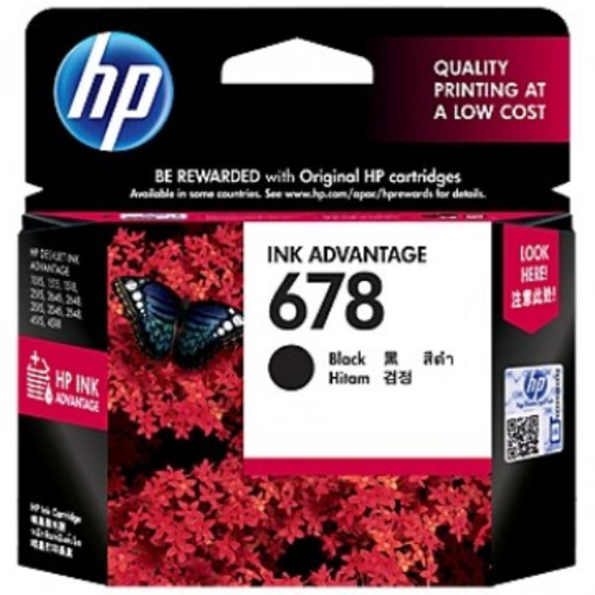 HP 678 Black CZ107AA Ink Advantage Cartridge | Daraz.com.bd