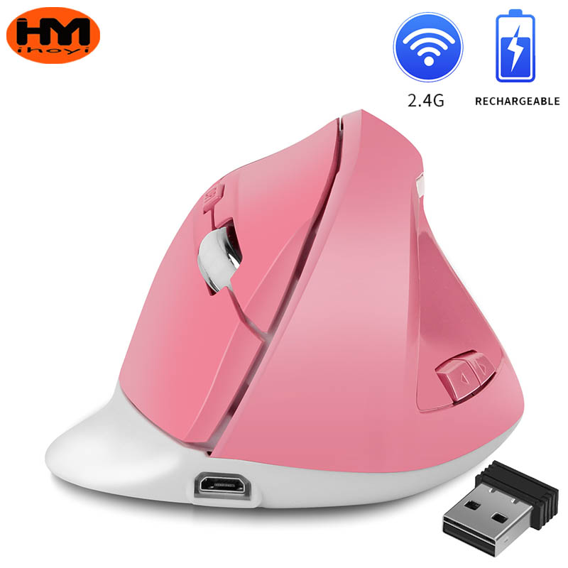 Original IHOYI Wireless Mouse 2.4G Optical Mouse Charging 6D Ergonomic ...