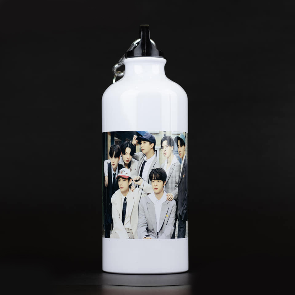 BTS BANGTAN BOYS KPOP KOREAN Aluminum water bottle Water bottle 600ml ...