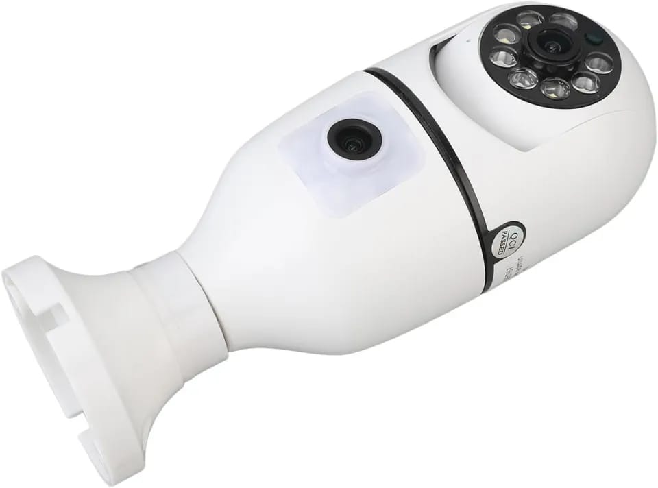 2MP Lens CCTV P2p Camera WiFi bulb Lamp Light Panoramic IP PTZ Network ...